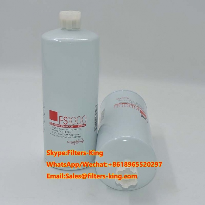 Replacement Fleetguard Fuel Water Separator Spin-on FS1000,filter ...