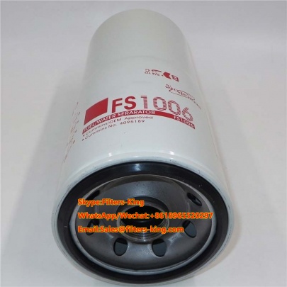 Replace Fleetguard Fuel Water Separator Spin-on FS1006,filter Suppliers ...