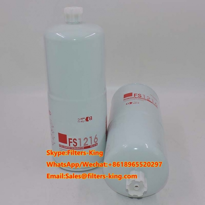 Fuel Water Separator Fleetguard FS1216 Cummins 3309437 Donaldson P552216 Baldwin BF1216 Liebherr ...