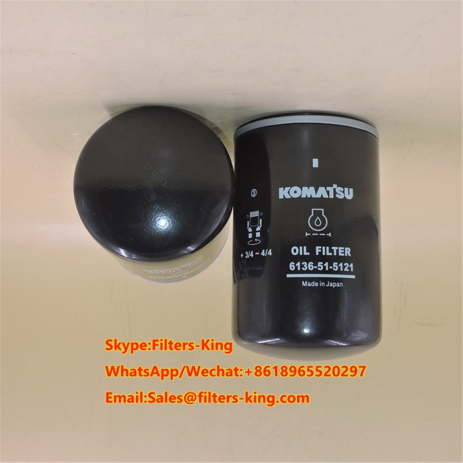 Komatsu Oil Filter 6136-51-5121 6136-51-5120 | Engine Oil Filter ...