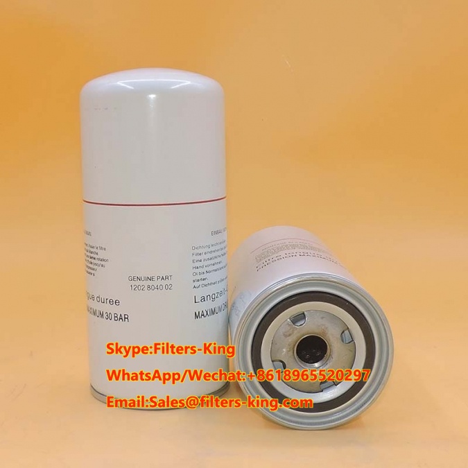 Oil Filter 1202804002 1625840303 For Atlas Copco | Engine Oil Filter ...