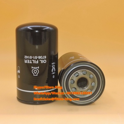 Komatsu Oil Filter 6736-51-5142 Fleetguard LF16006 Cross Reference ...