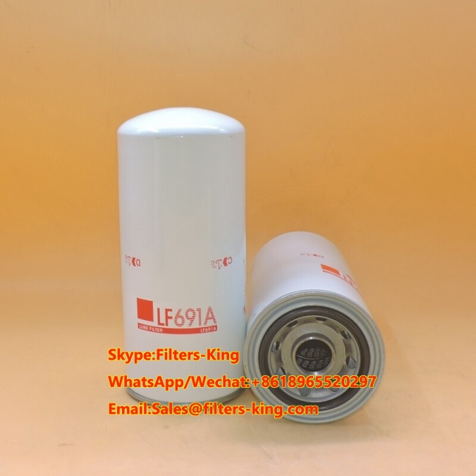 Oil Filter OEM Fleetguard LF691A Donaldson P554005 Baldwin B7299 ...