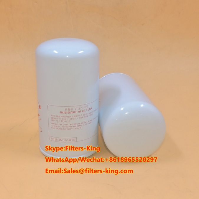 Doosan Daewoo Oil Filter 65.05510-5021B P550909 LF16006 W950/41 ...