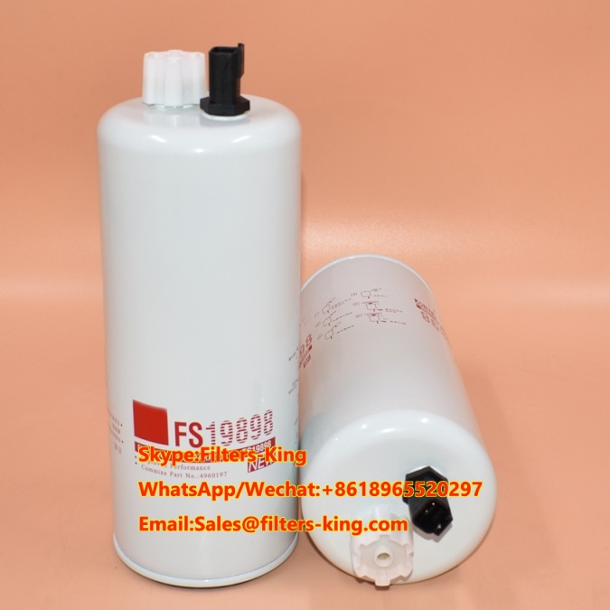 Fleetguard Fuel/Water Separator FS19898 4960197 SN40725,filter ...